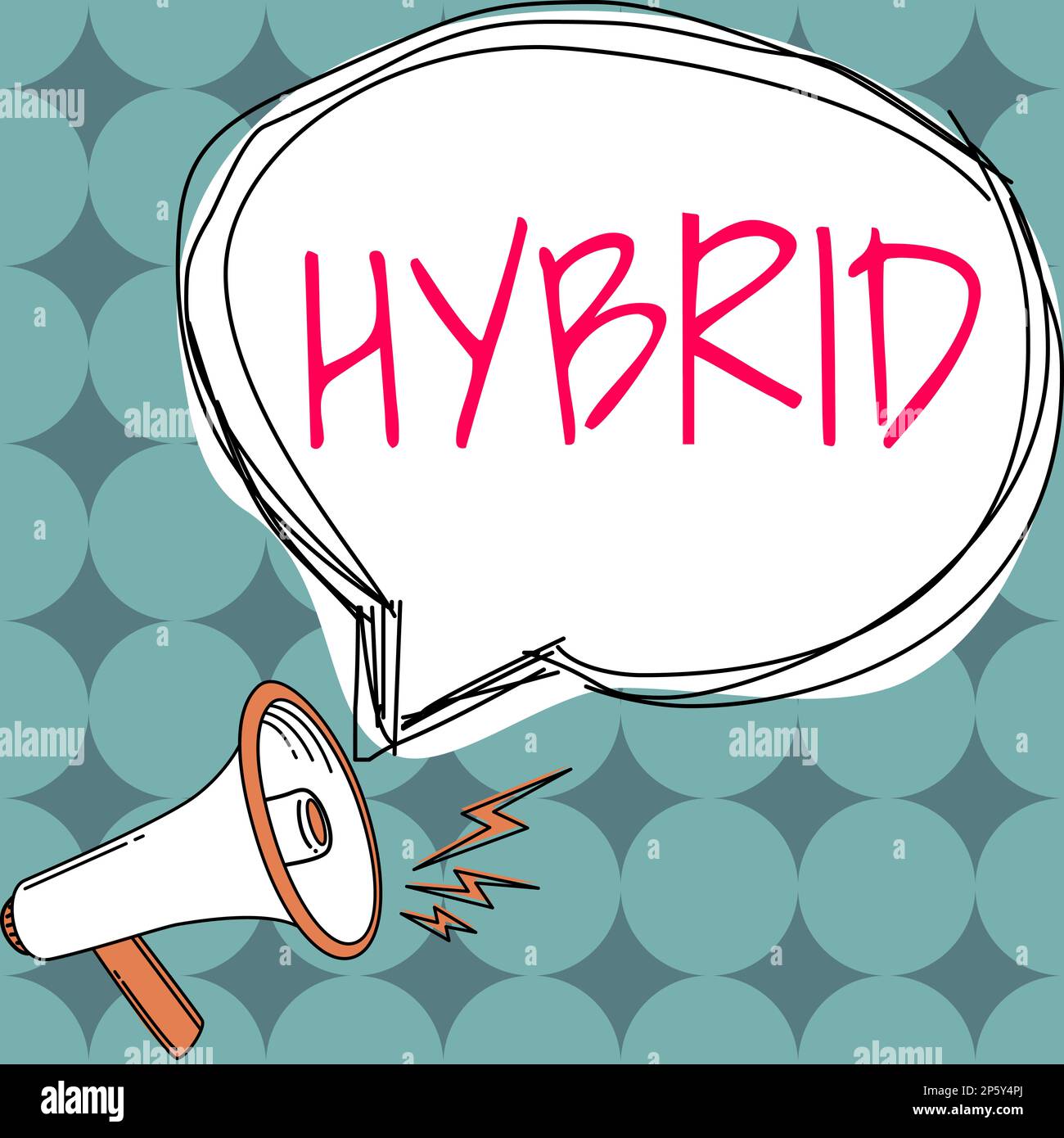 Conceptual display Hybrid. Internet Concept offspring of two plants or ...