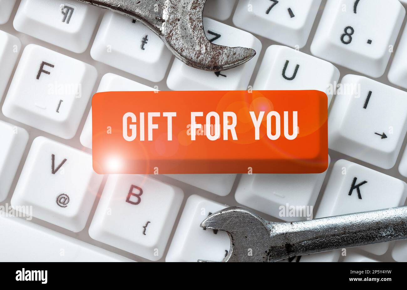 Text caption presenting Gift For You. Concept meaning To receive a ...