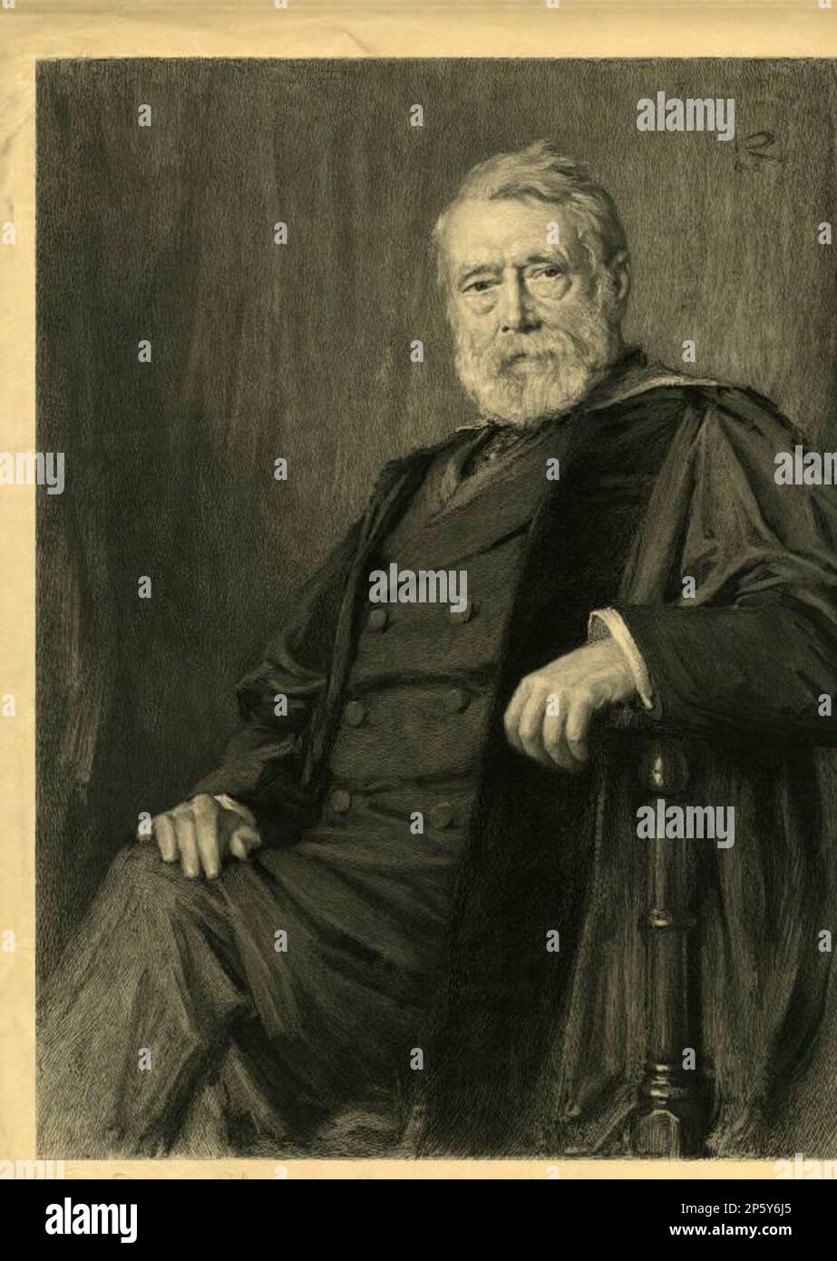 Portrait of Professor Masson, Frederick Huth (Edinburgh, Scotland ...