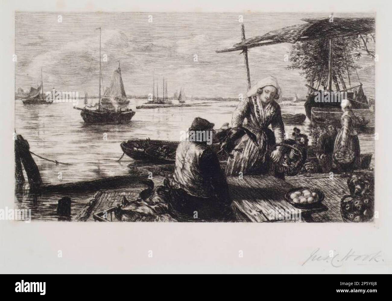 Brimming, Holland, James Clarke Hook (London, England, 1819 - 1907 ...