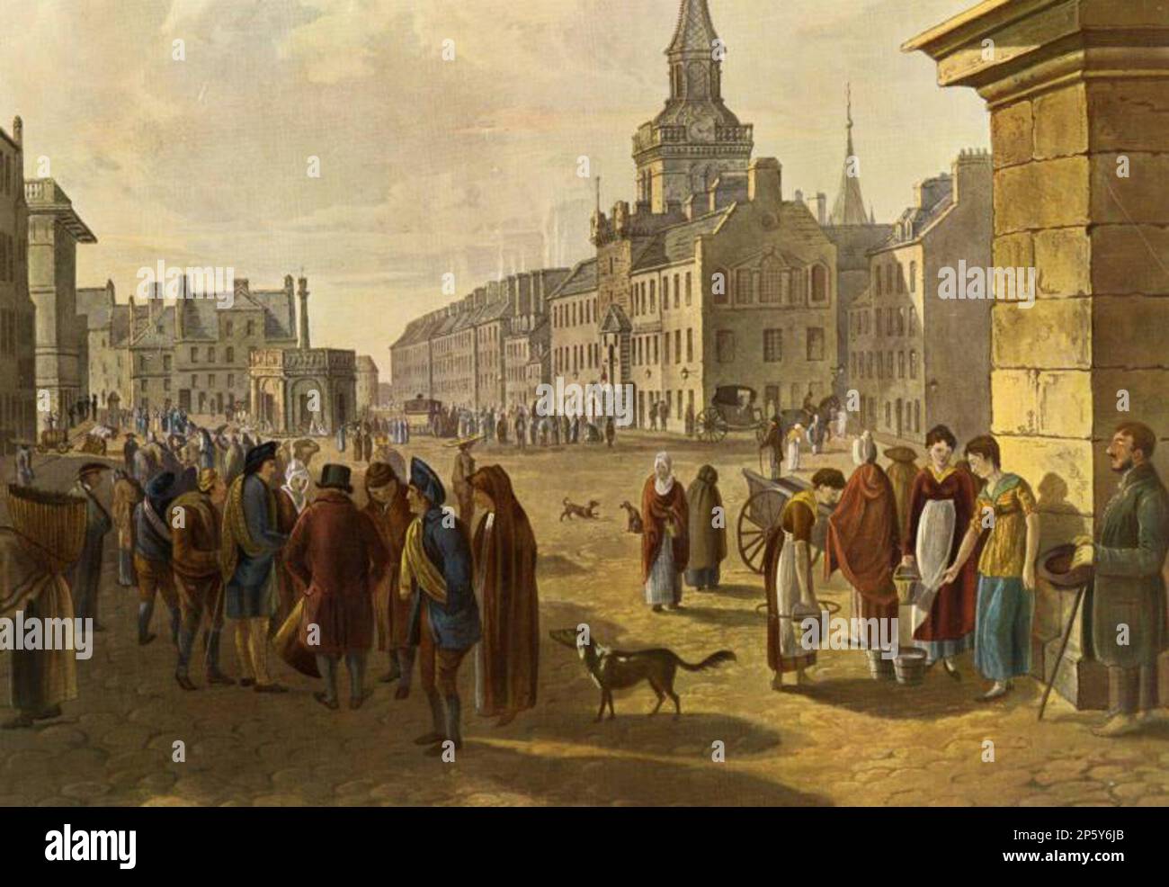 The Castlegate, Aberdeen, In 1800, Hugh Irvine of Drum (Drumoak ...