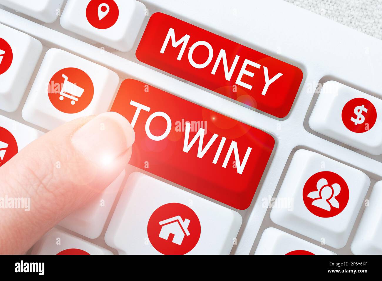 Conceptual display Money To Win. Concept meaning Calculating revenues ...