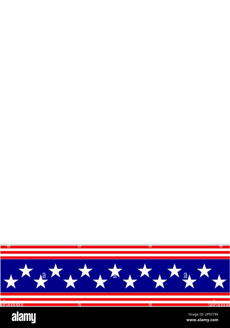 Us flag patriotic border template hi-res stock photography and images ...
