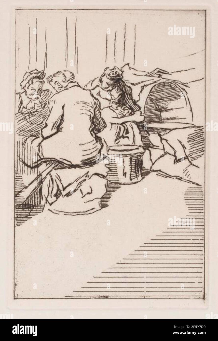 Women Seated, Thérèse Lessore (Southwick, England, 1884 - 1945 Stock ...