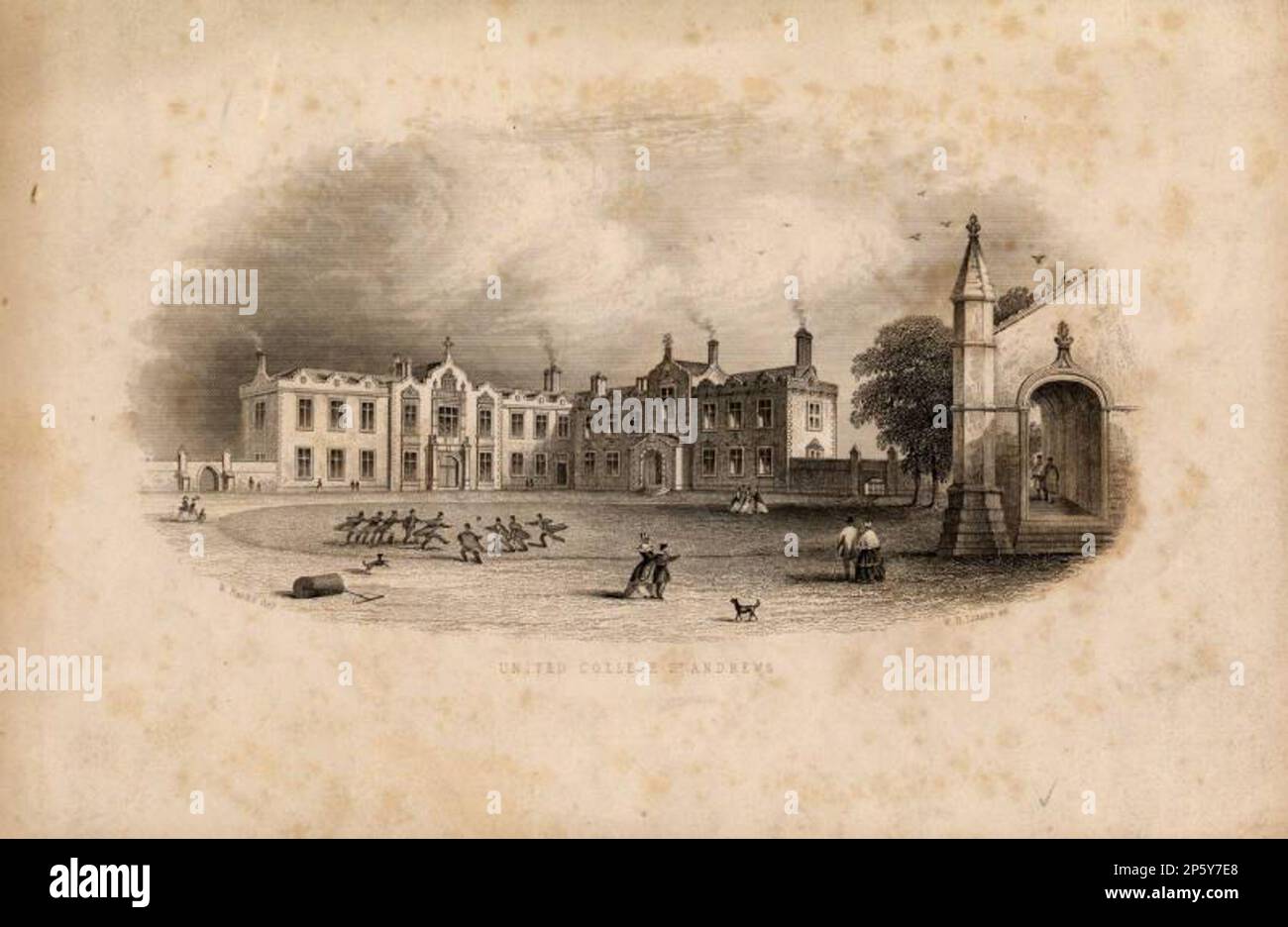 United College, St. Andrews, William Home Lizars (Edinburgh, Scotland ...