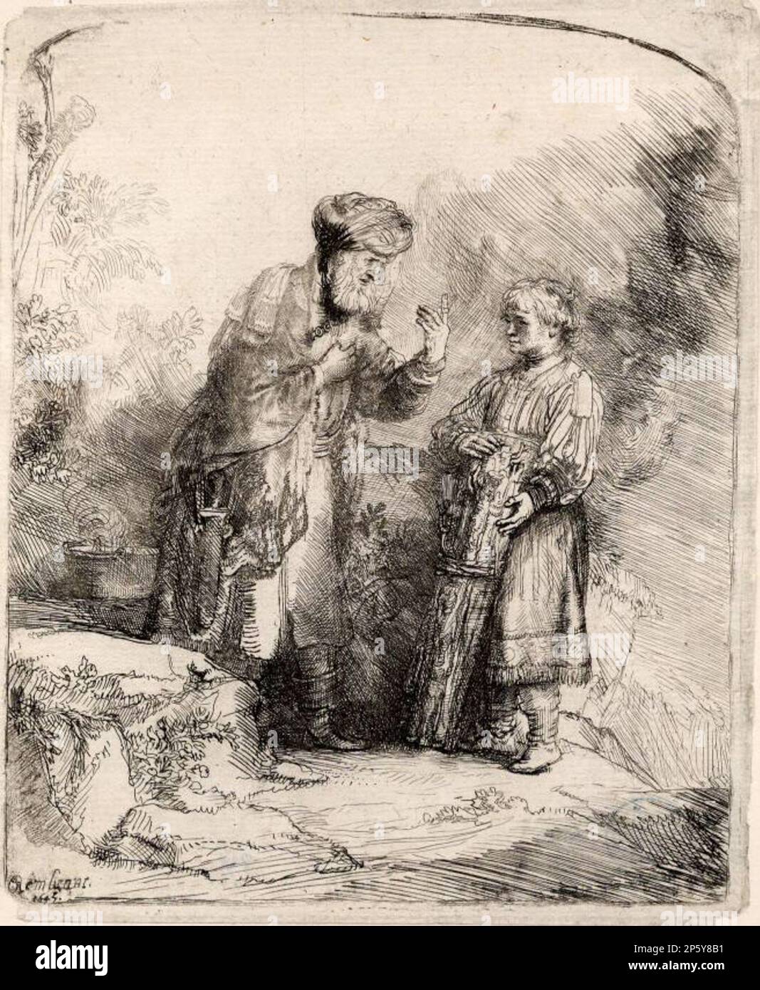 Abraham And Isaac Rembrandt
