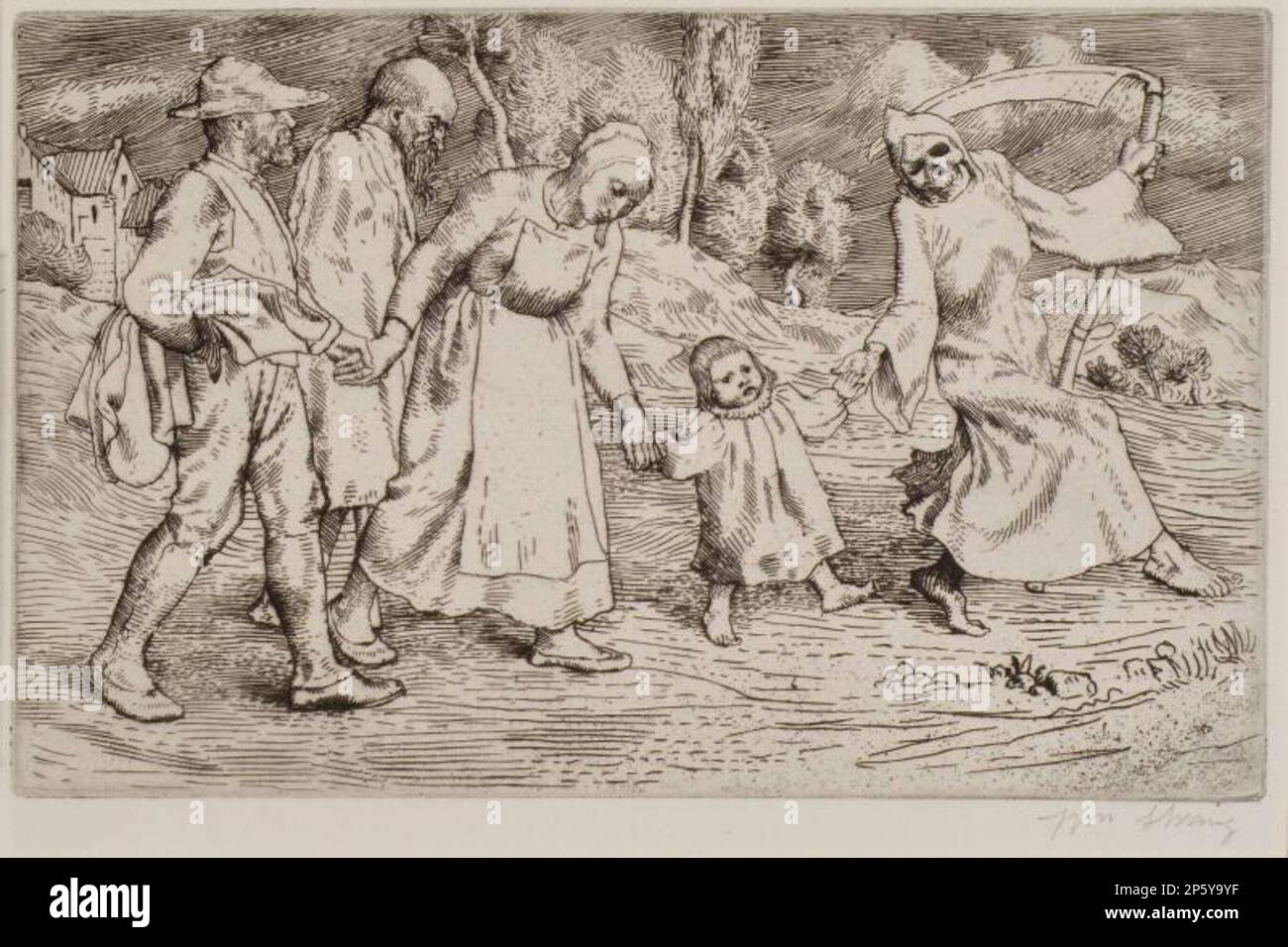 Death And The Ploughman's Wife-Frontispiece. Discover More, William ...