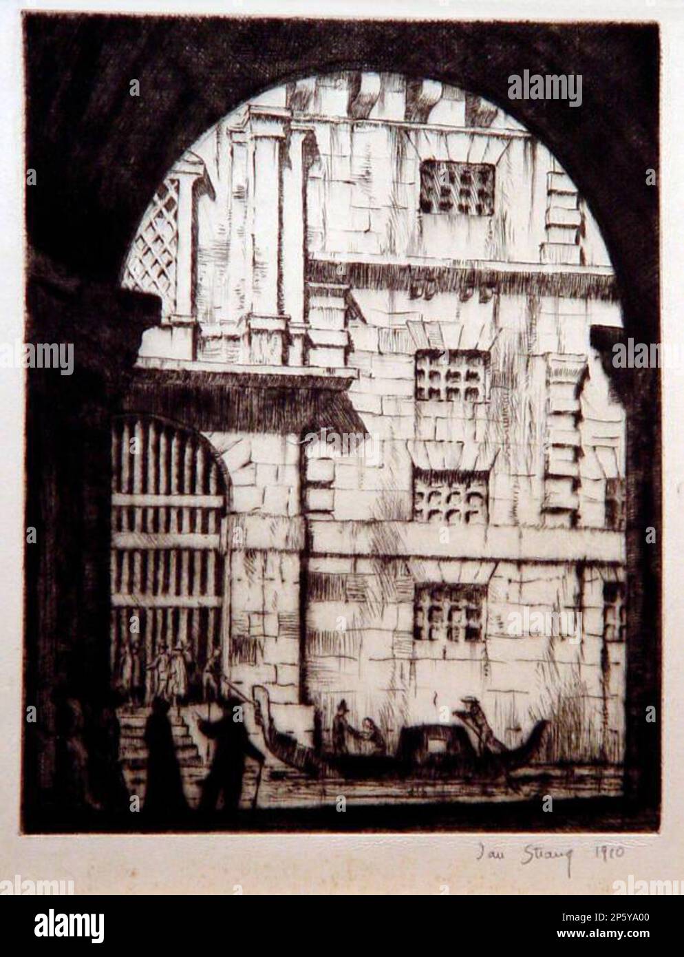 The Prison, Venice, Ian Strang (London, England, 1886 - 1952) 1910 ...