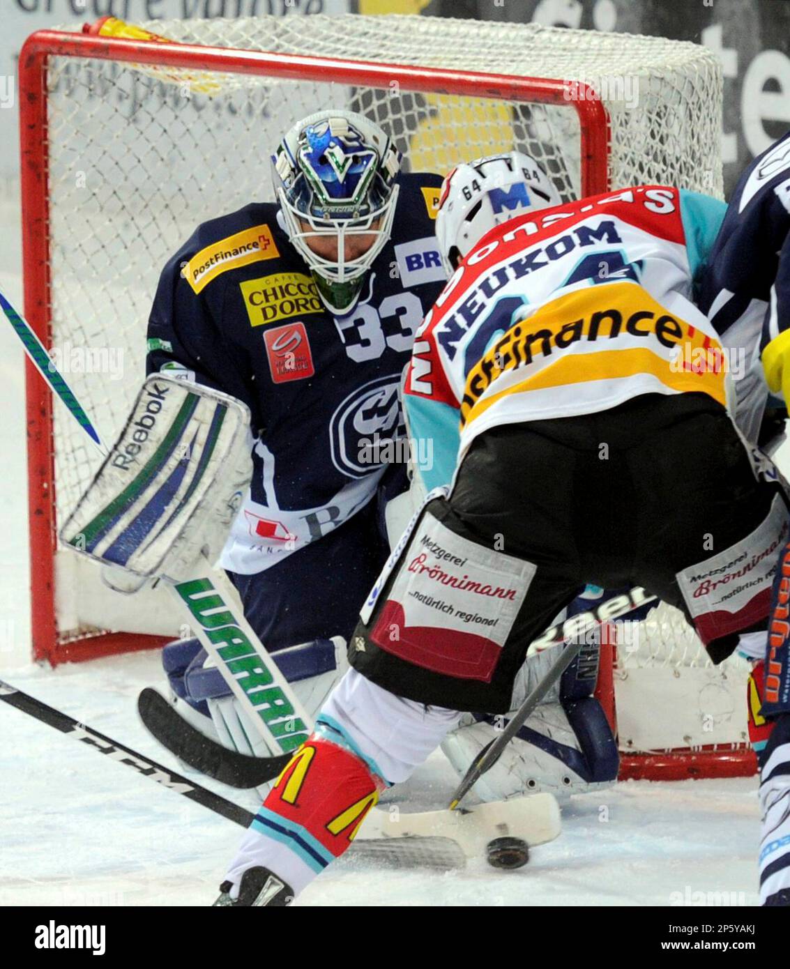 In this photo made available Monday, Dec. 3, 2012, Rapperswil's ...