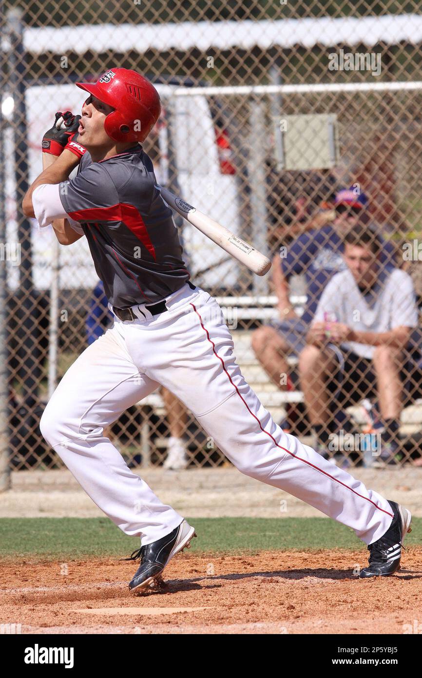 William Abreu, #5 of Mater Academy High School, Florida playing for the ...