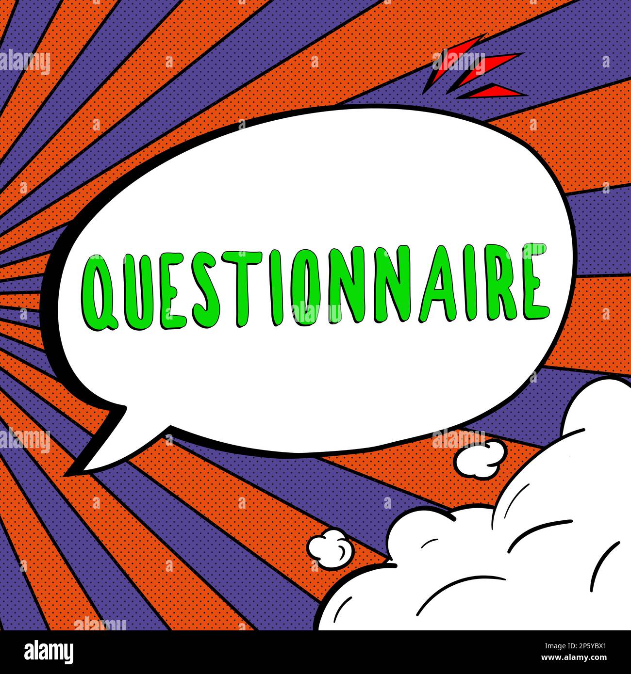 Conceptual caption Questionnaire. Business concept Set of enquires ...