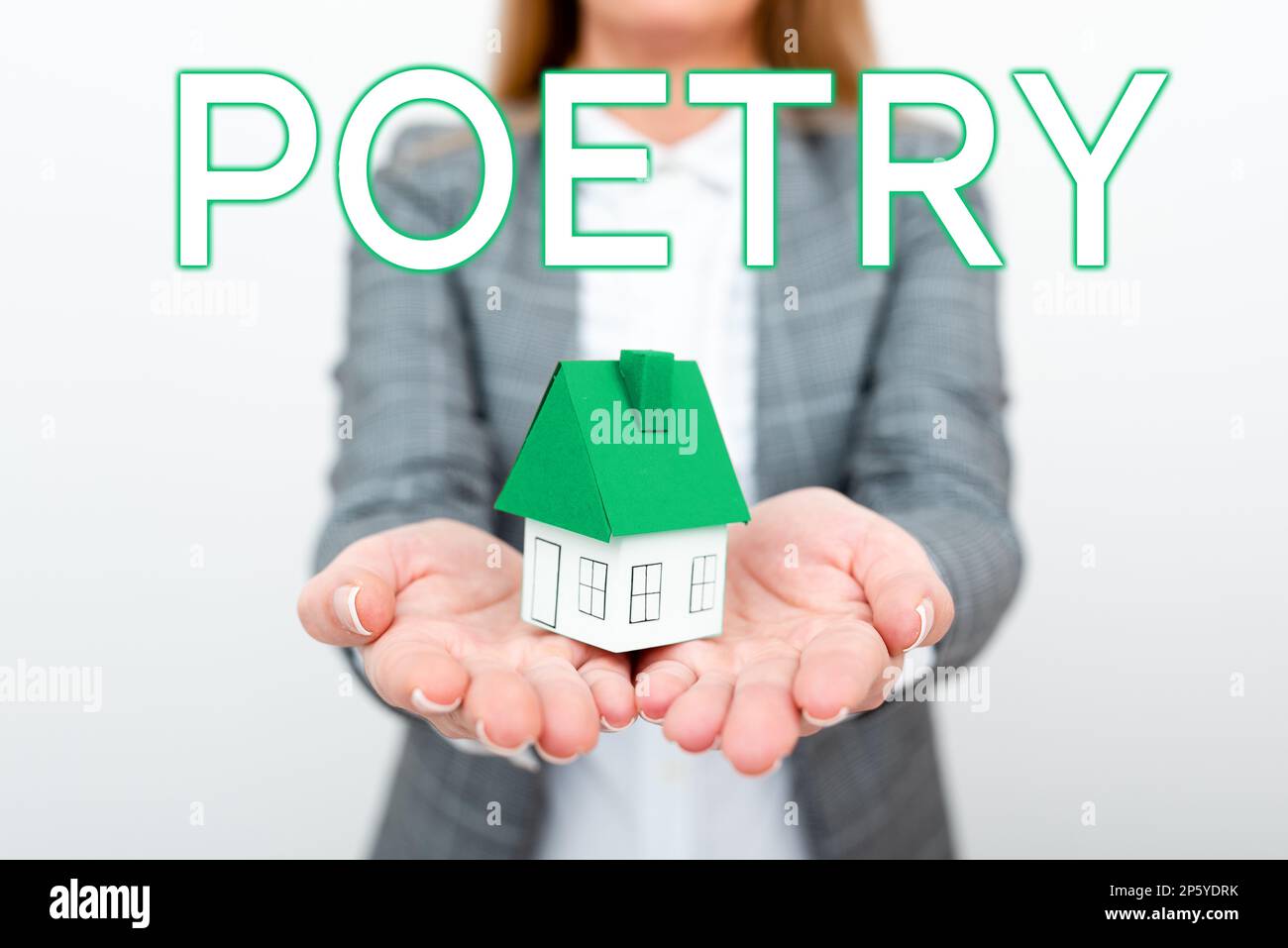 Text showing inspiration Poetry. Business idea literary work in which ...