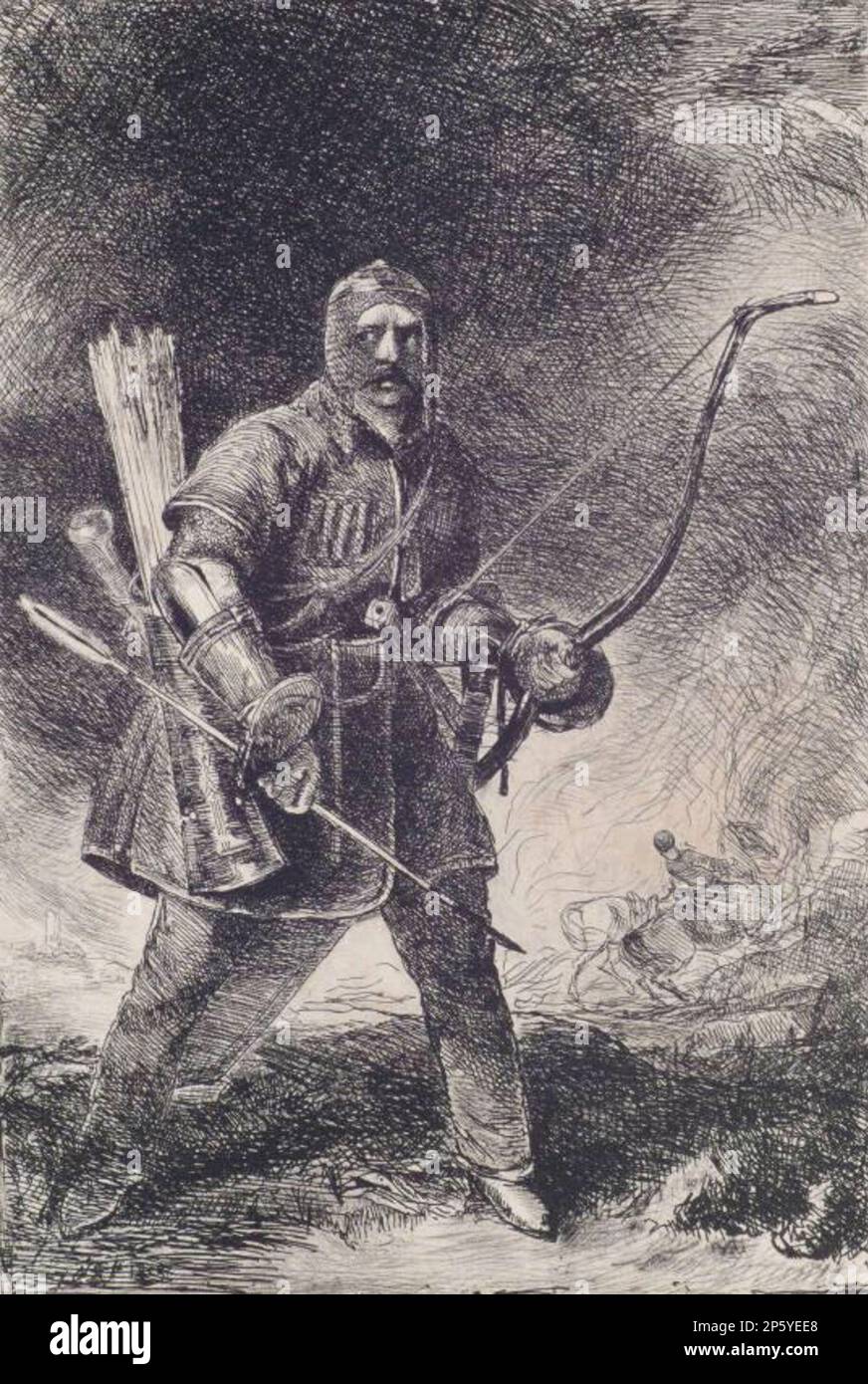 Sir William Allan as an Archer, Andrew Geddes (Edinburgh, Scotland ...