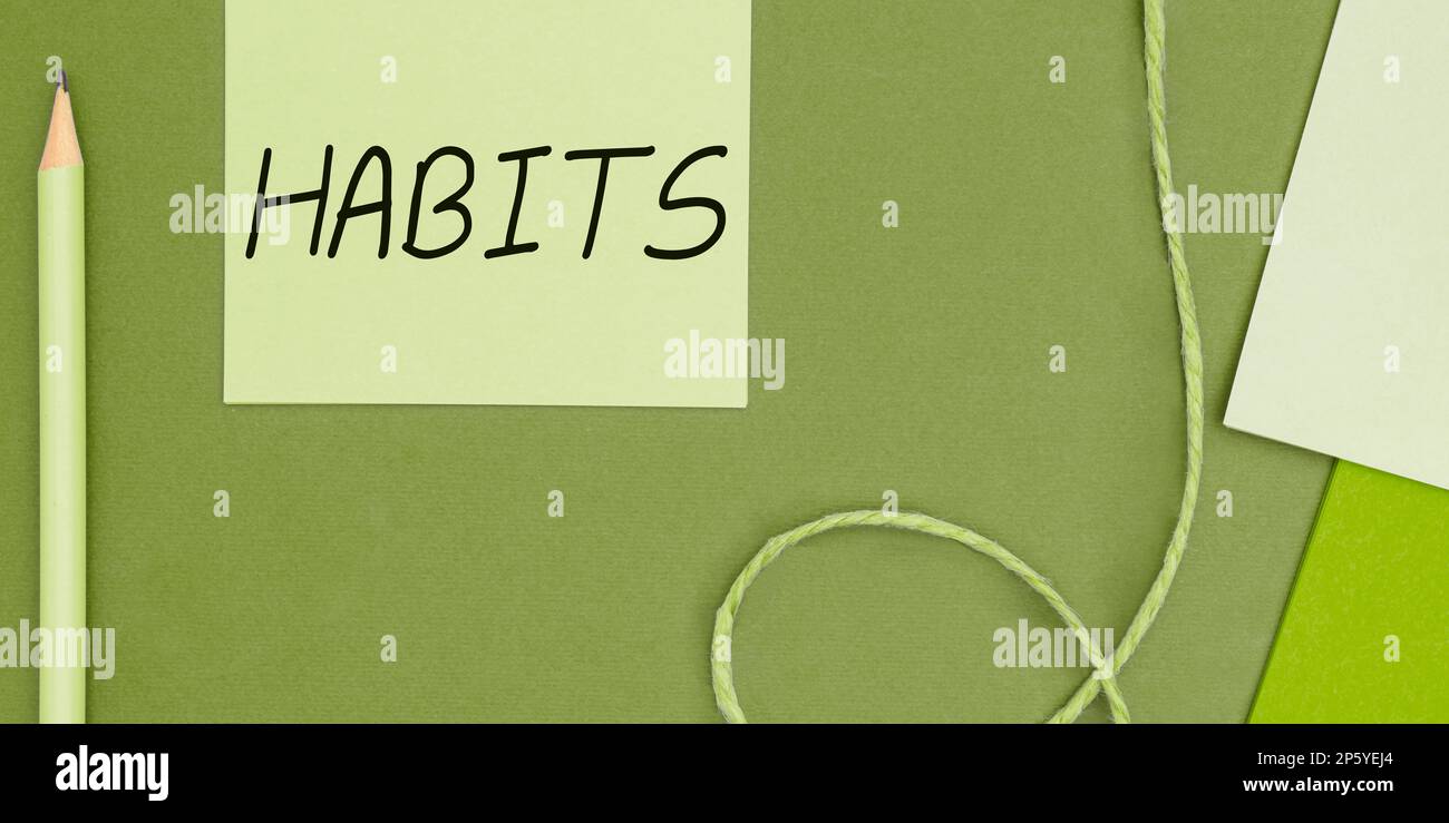 Build good habits hi-res stock photography and images - Alamy