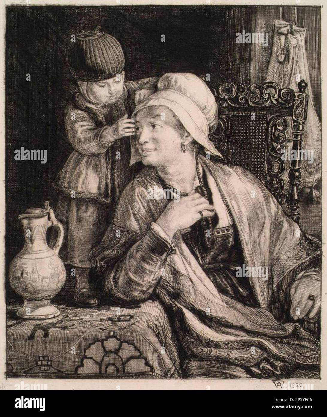 The Flemish Mother, Sir David Wilkie (Pitlessie, Fife, Scotland, 1785 ...