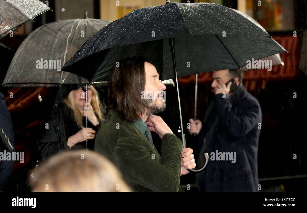 Mar 06, 2023 - London, England, UK - Keanu Reeves attending John Wick ... Mar 06, 2023 - London, England, UK - Keanu Reeves attending John Wick ...