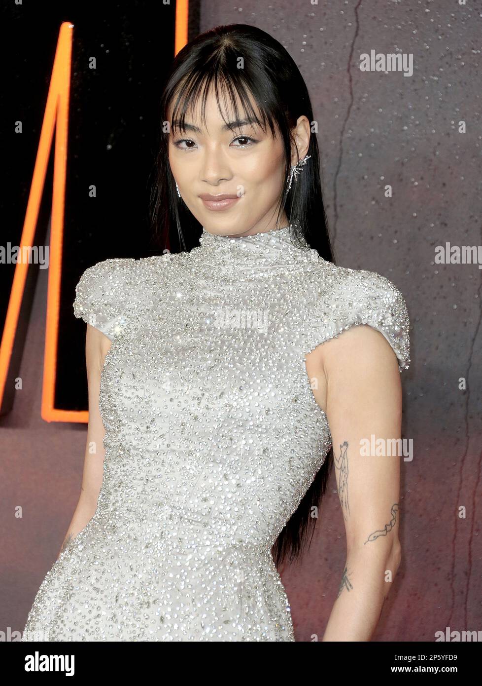 Mar 06, 2023 - London, England, UK - Rina Sawayama attending John Wick ... Mar 06, 2023 - London, England, UK - Rina Sawayama attending John Wick ...