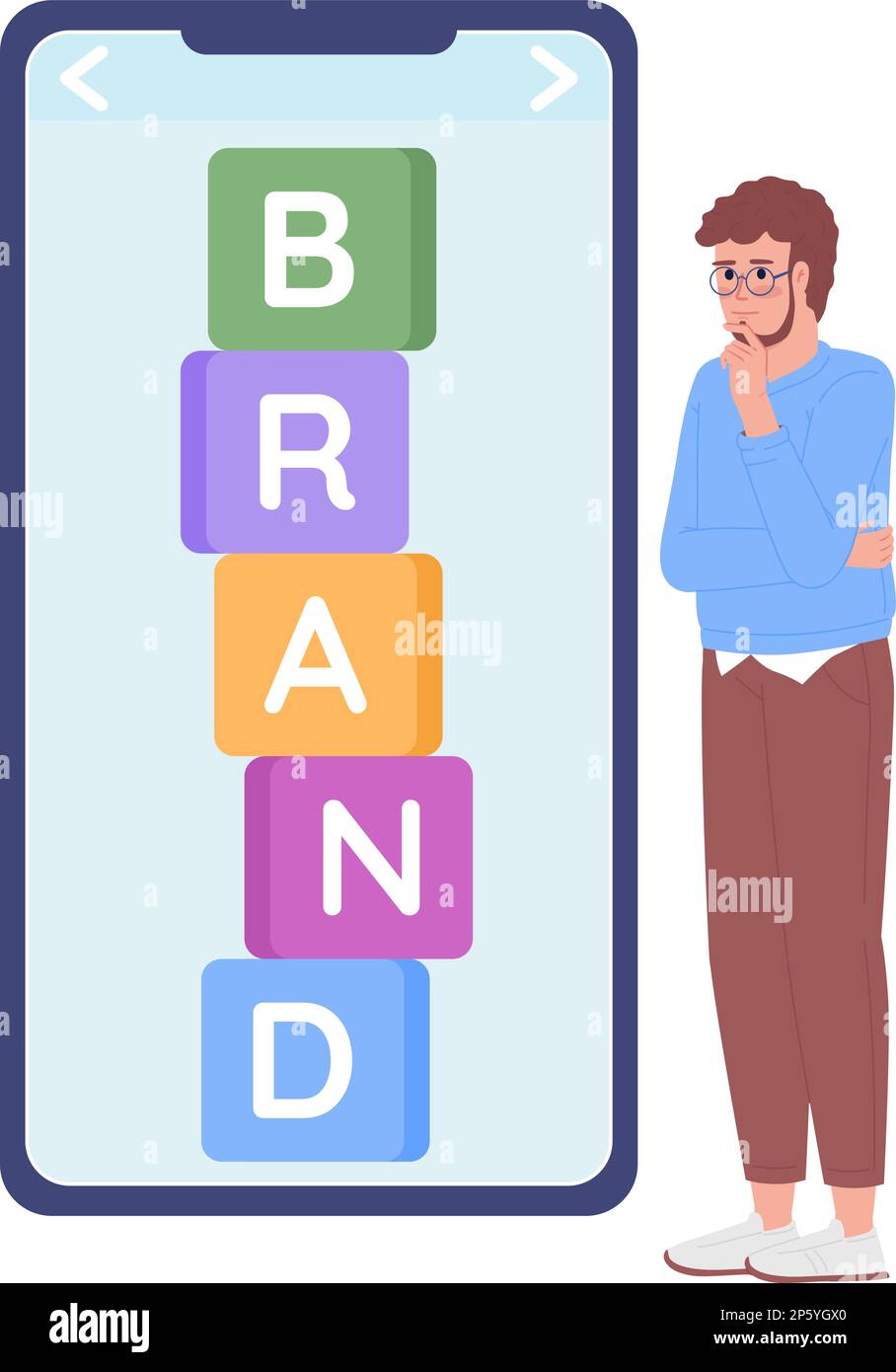 Planning social brand insight strategy hi-res stock photography and ...