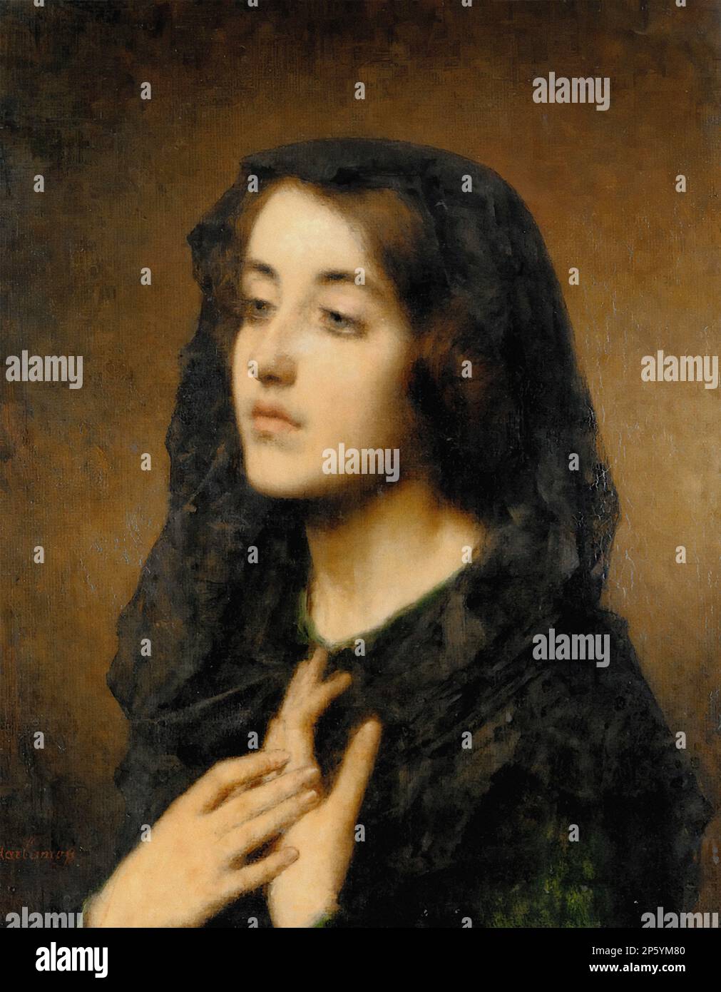 Харламов Алексей Алексеевич - Скромность - Русская школа - XIX век ...