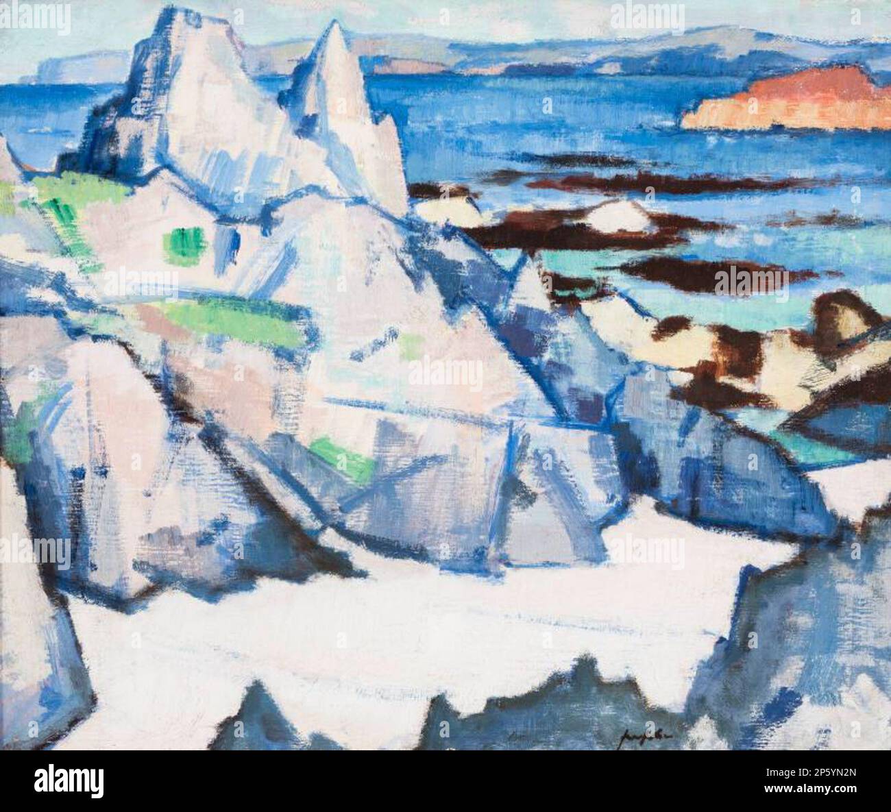 Cathedral Rock, Iona, Samuel John Peploe (Edinburgh, Scotland, 1871 ...