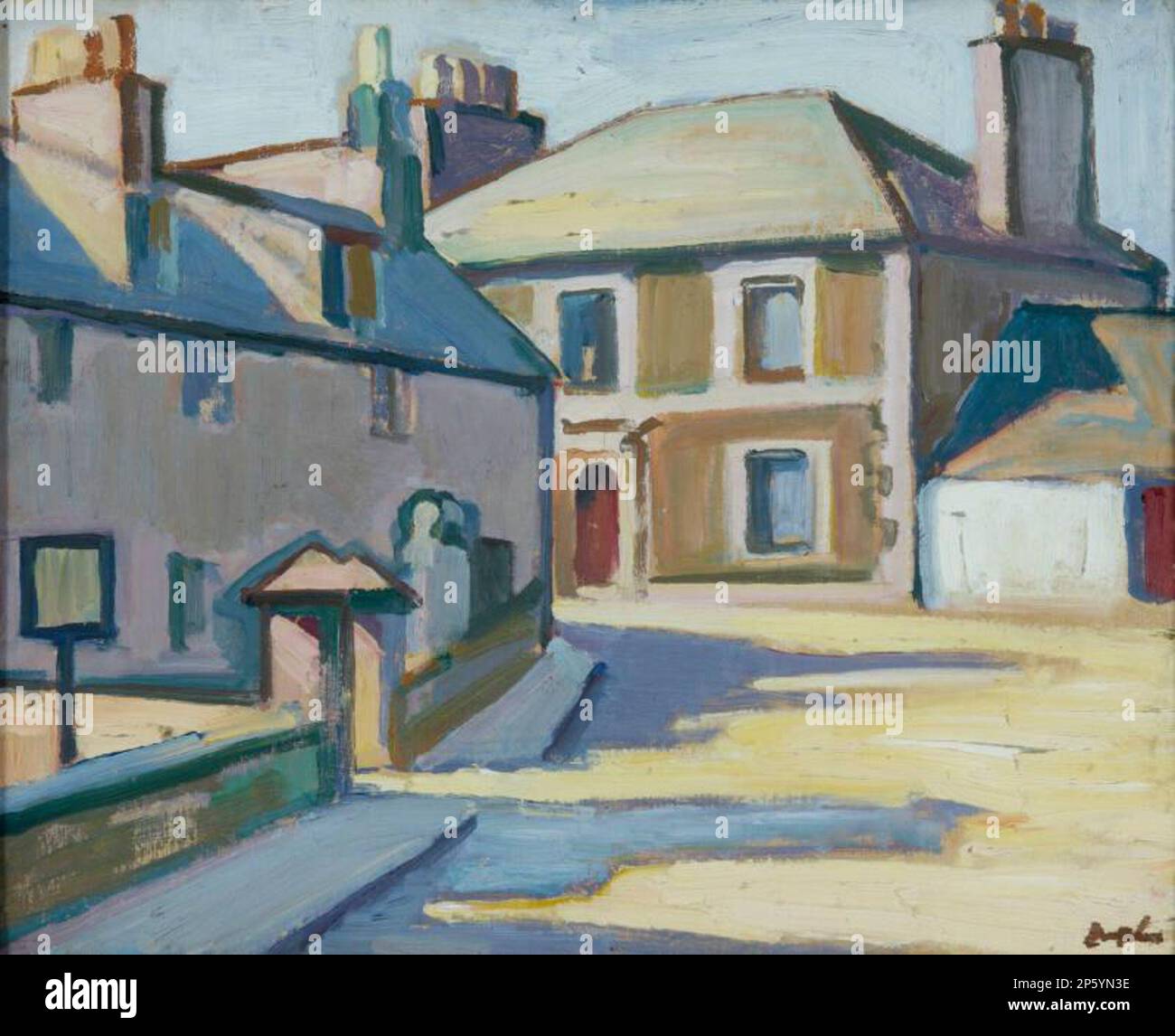 Kirkcudbright, Street Corner, Samuel John Peploe (Edinburgh, Scotland ...