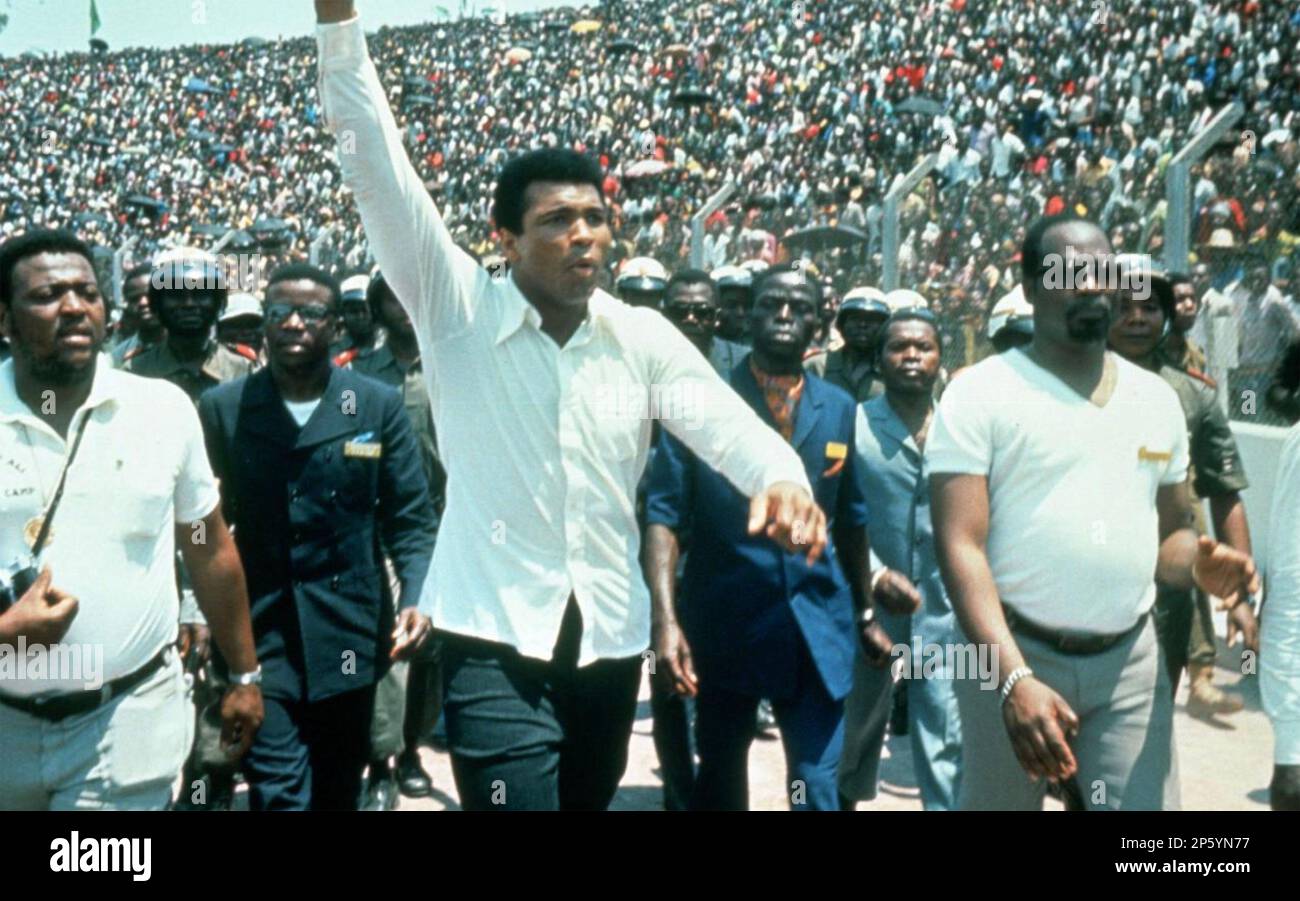 WHEN WE WERE KINGS 1996 PolyGram Filmed Entertainment production with ...