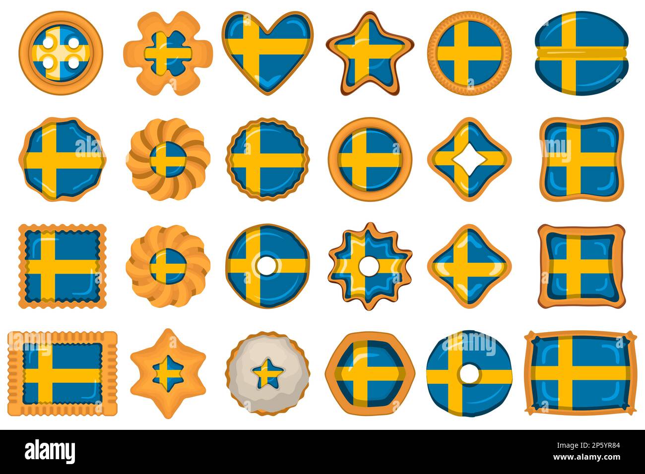 Swedish flag collection hi-res stock photography and images - Alamy