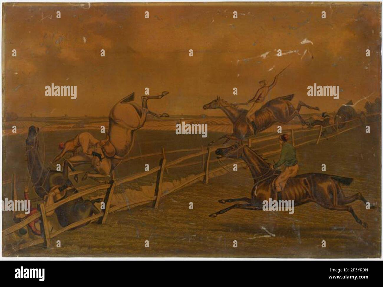 Horse Race, Henry Thomas Alken (London, England, 1785 - 1851 Stock ...