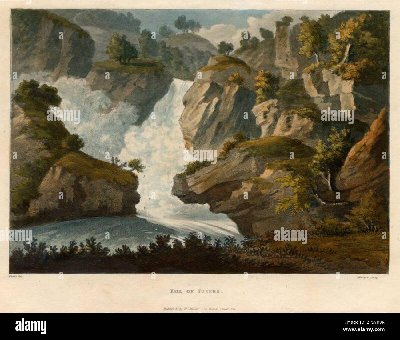 Fall Of Foyers, James Mérigot (Paris, France, 1760 - 1824) 1801 Stock ...