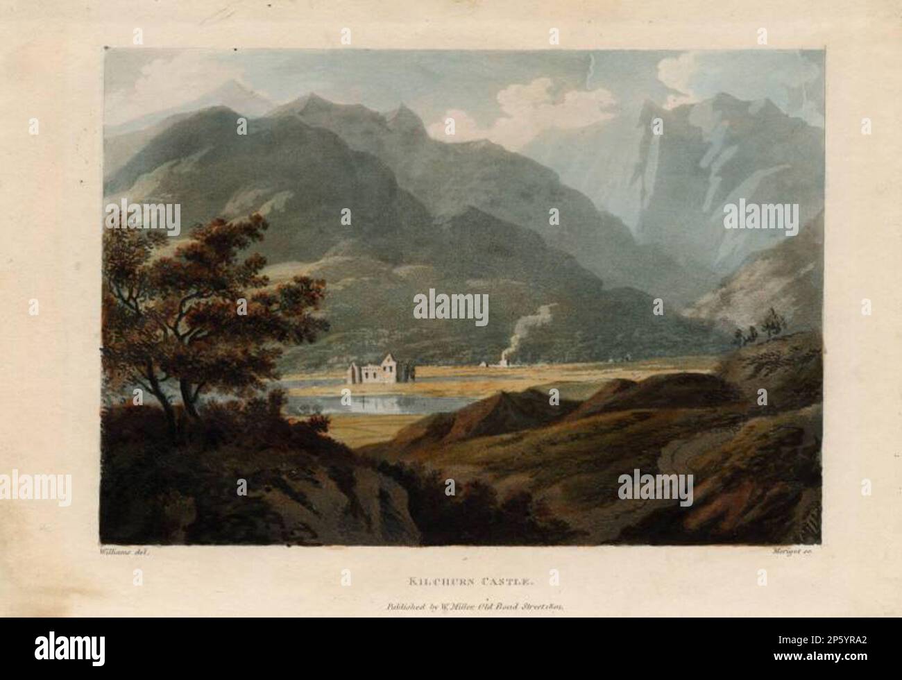 Kilchurn Castle, James Mérigot (Paris, France, 1760 - 1824 Stock Photo ...