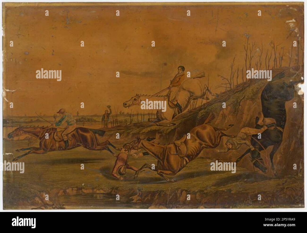 Horse Race, Henry Thomas Alken (London, England, 1785 - 1851 Stock ...