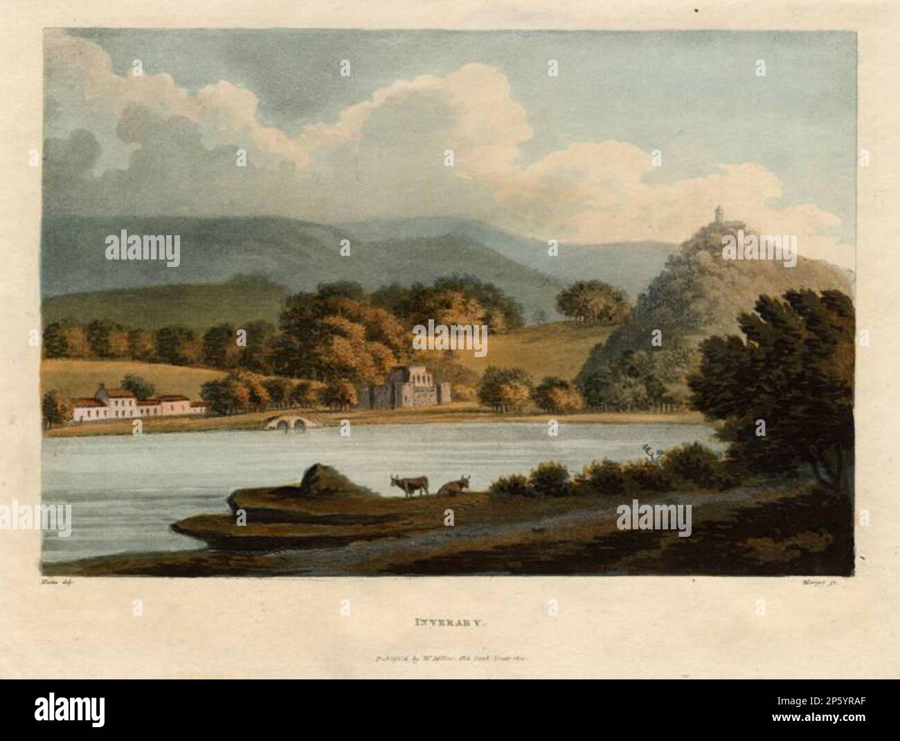 Inverary, James Mérigot (Paris, France, 1760 - 1824) 1801 Stock Photo ...