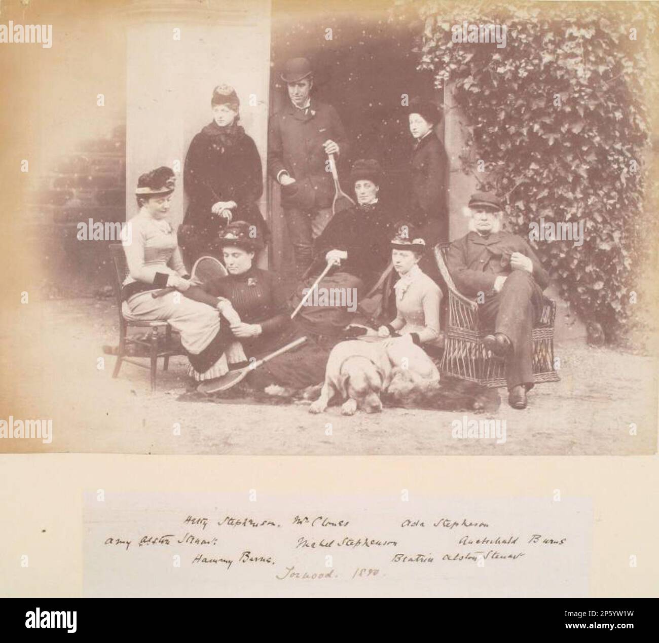 Millais Family Group at Torwood, from an album compiled by Sir John ...