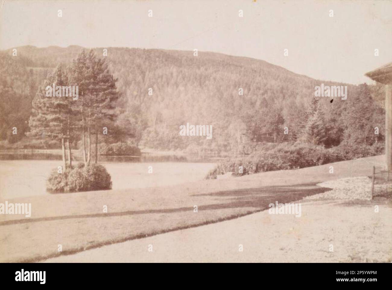 Landscape, from an album compiled by Sir John Everett Millais, William ...