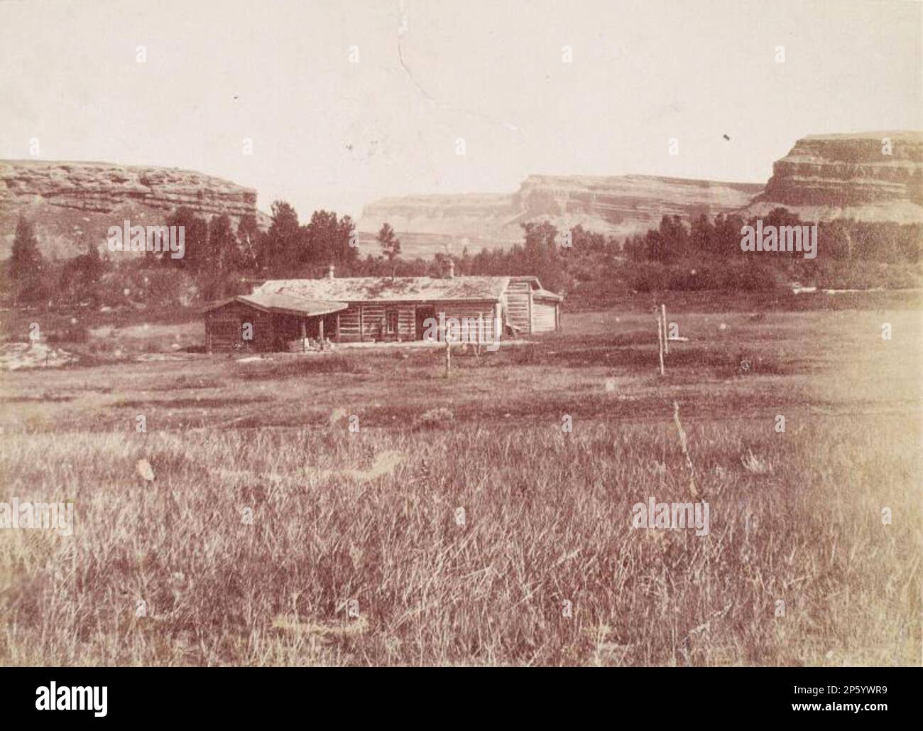 Landscape with House, South Africa, from an album compiled by Sir John ...