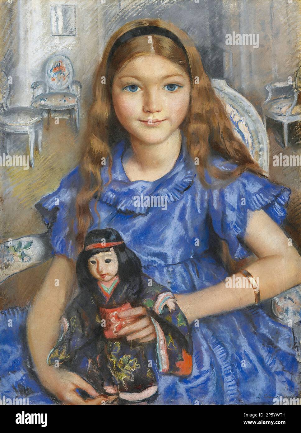 Серебрякова Зинаида Евгеньевна - Девочка с куклой 2 - Русская школа ...