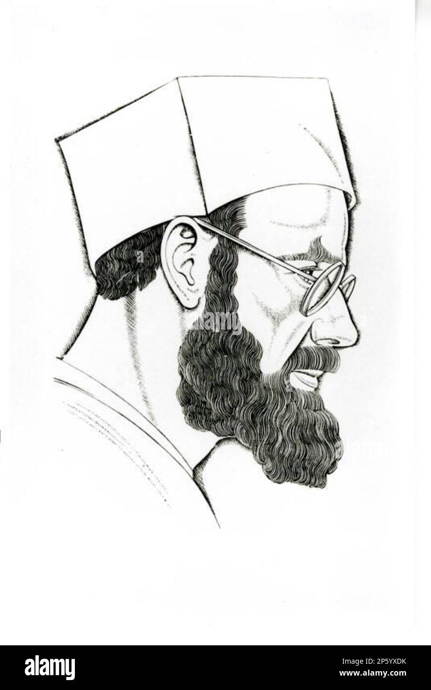 Self Portrait, Arthur Eric Rowton Gill (Brighton, England, 1882 - 1940 ...