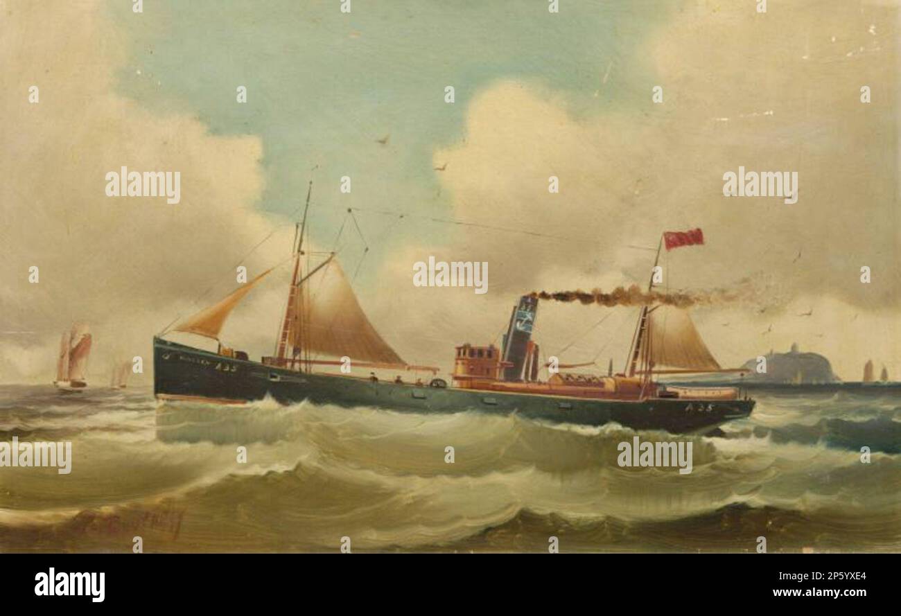 Monarch, Steam Trawler, J Bourne (active c. 1890 - 1914) 1899 Stock ...