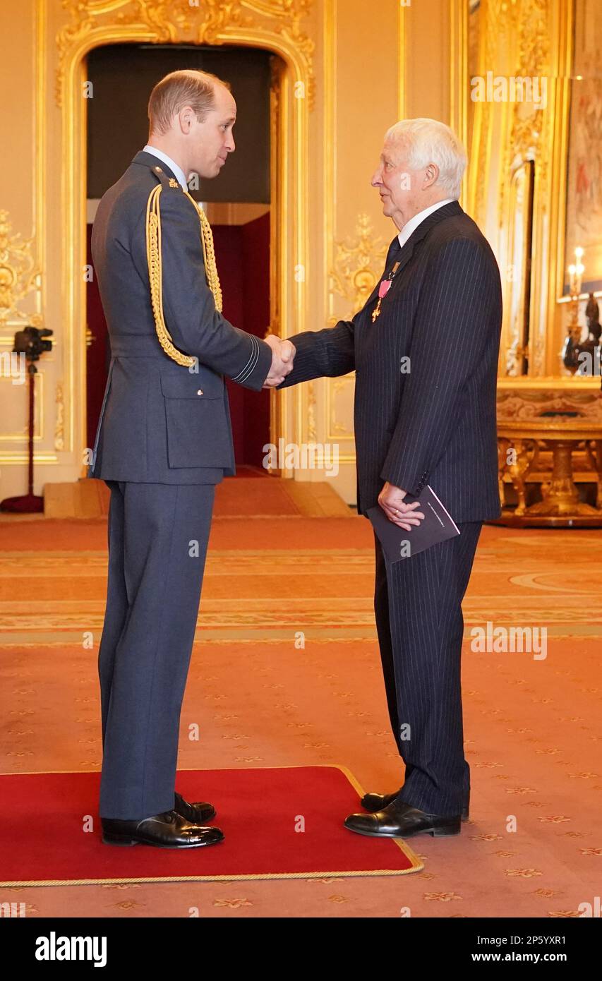 Mr. Michael Summerbee, from Wilmslow, is made an Officer of the Order ...