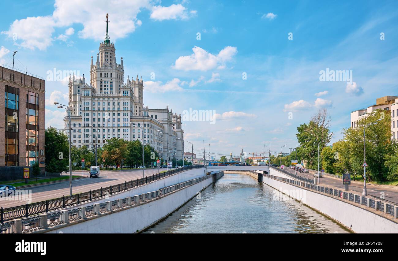Serebryanicheskaya embankment hi-res stock photography and images - Alamy