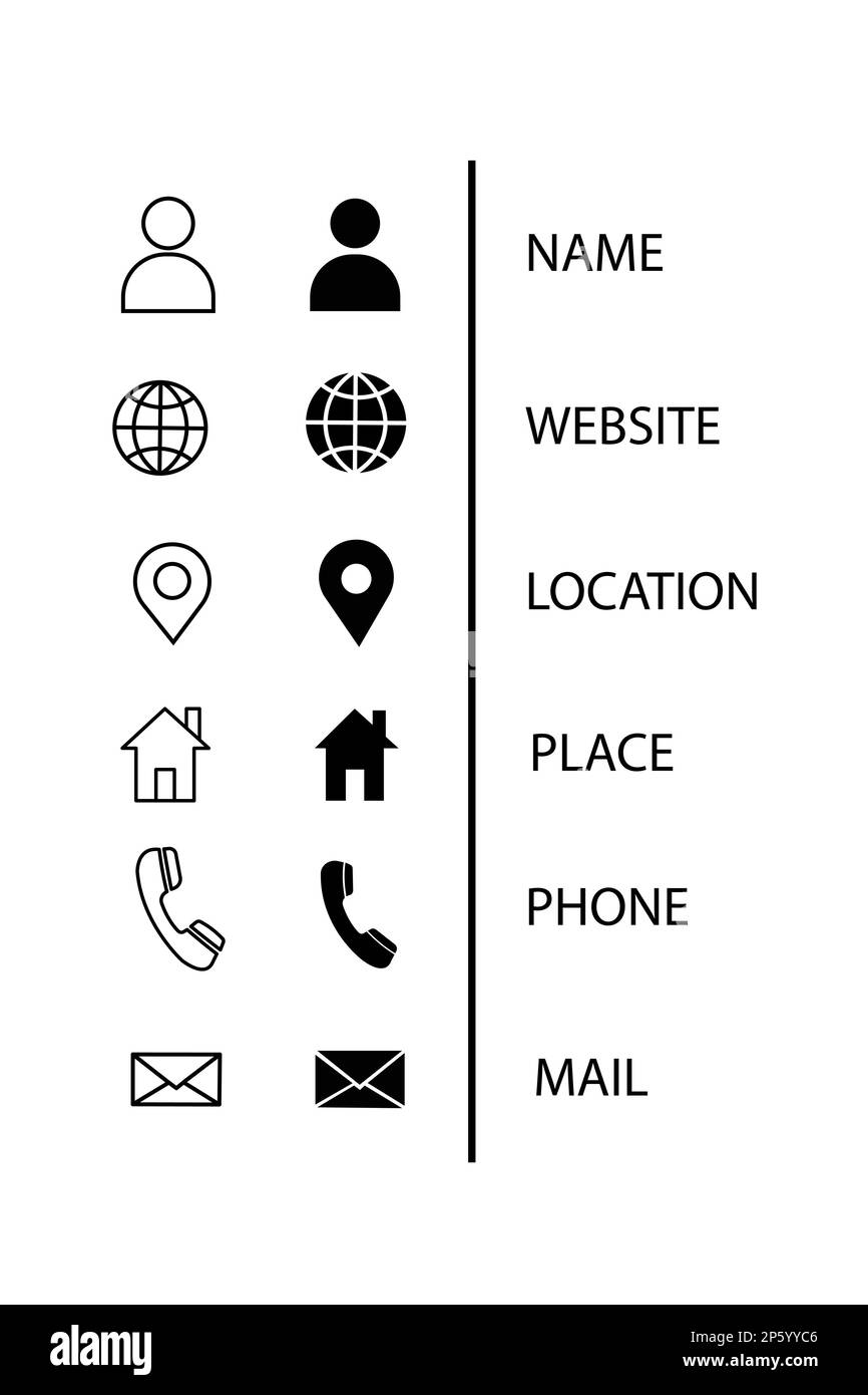 Cell Phone Icon For Business Card