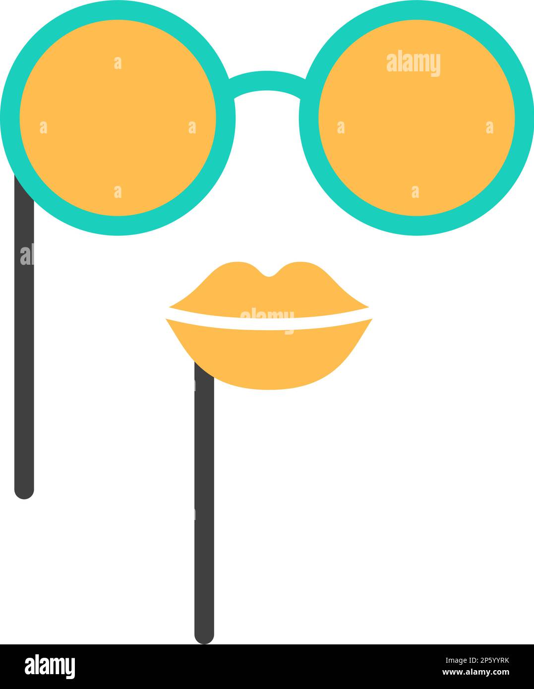 Opera glasses woman Stock Vector Images - Alamy