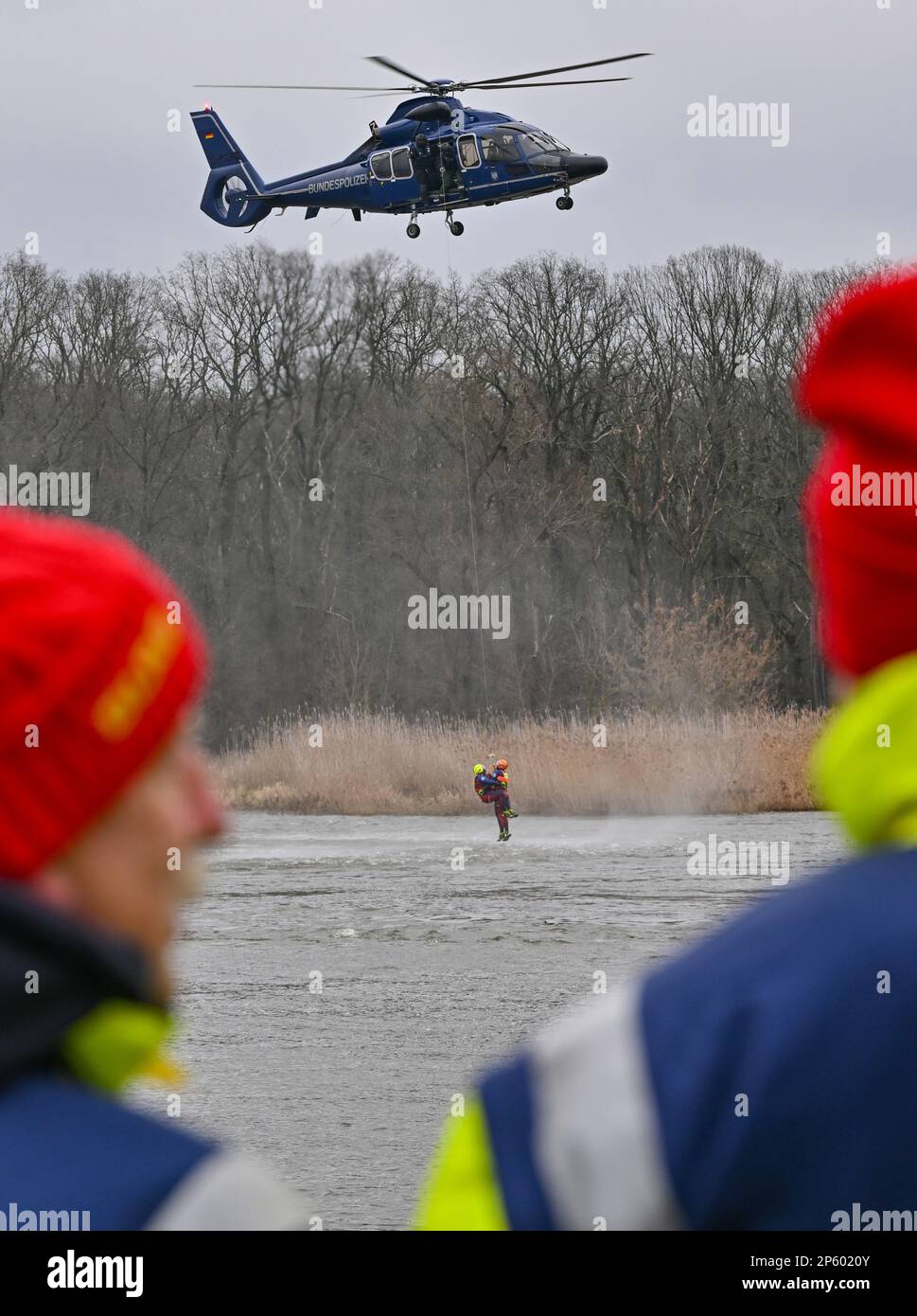 07 March 2023, Brandenburg, Frankfurt (Oder): The German Federal Police ...