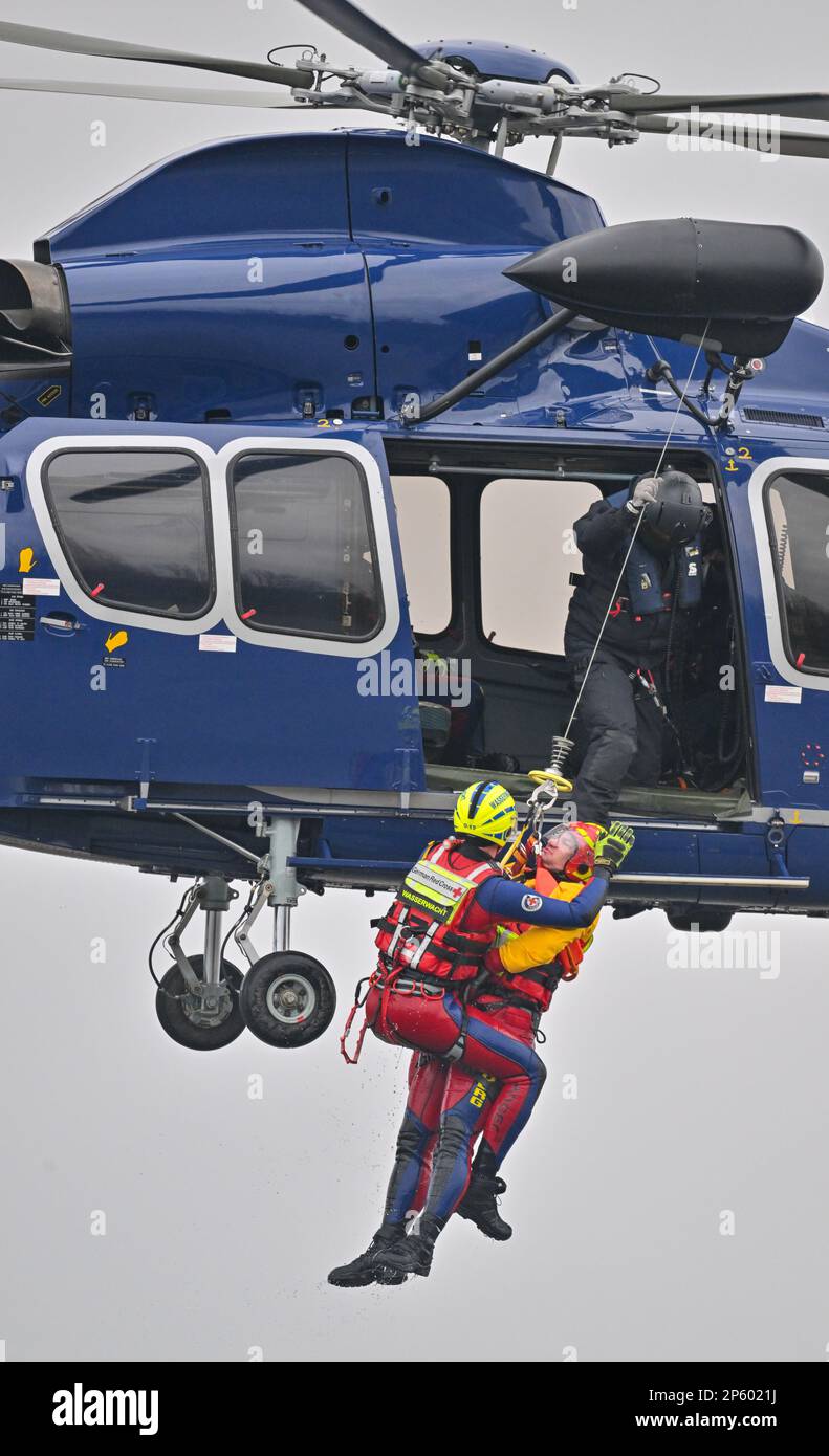 07 March 2023, Brandenburg, Frankfurt (Oder): The German Federal Police ...
