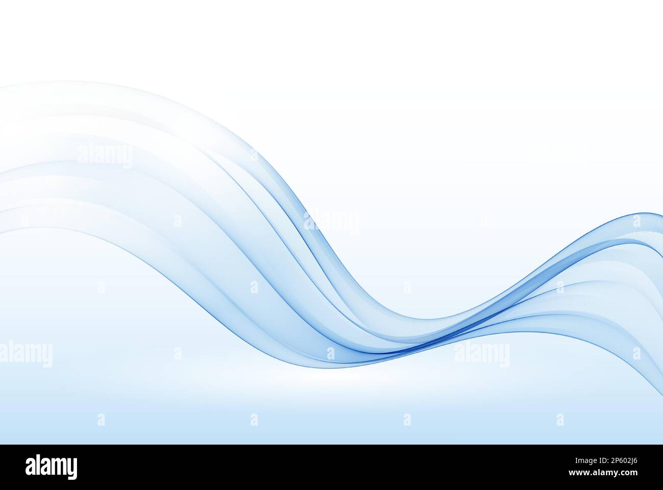 Abstract blue wave background. Transparent wavy lines Stock Vector ...