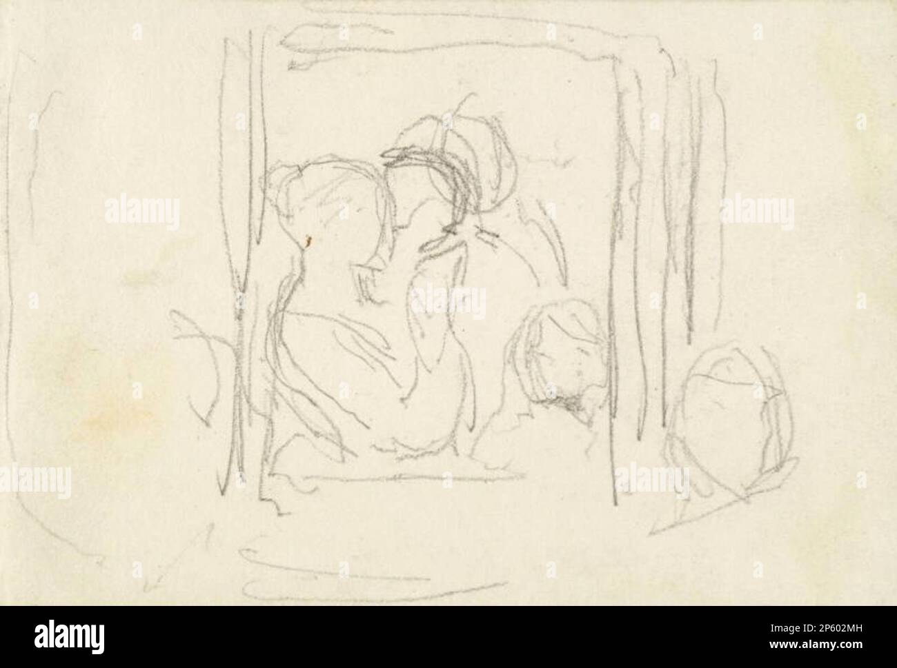 A Compositional Sketch - Three Figures, John Phillip (Aberdeen ...
