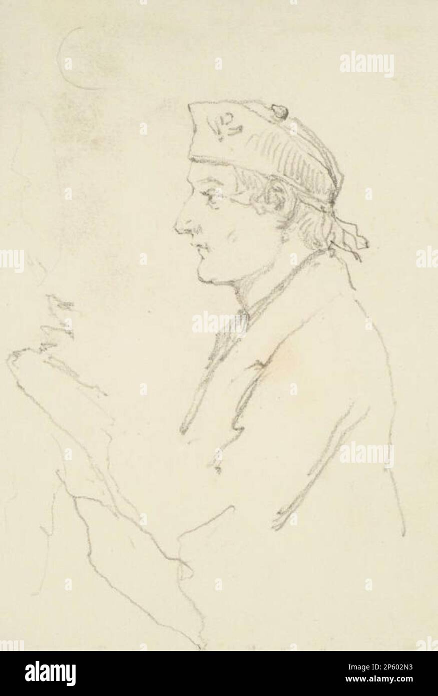 Man Wearing a Glengarry Hat, John Phillip (Aberdeen, Scotland, 1817 ...
