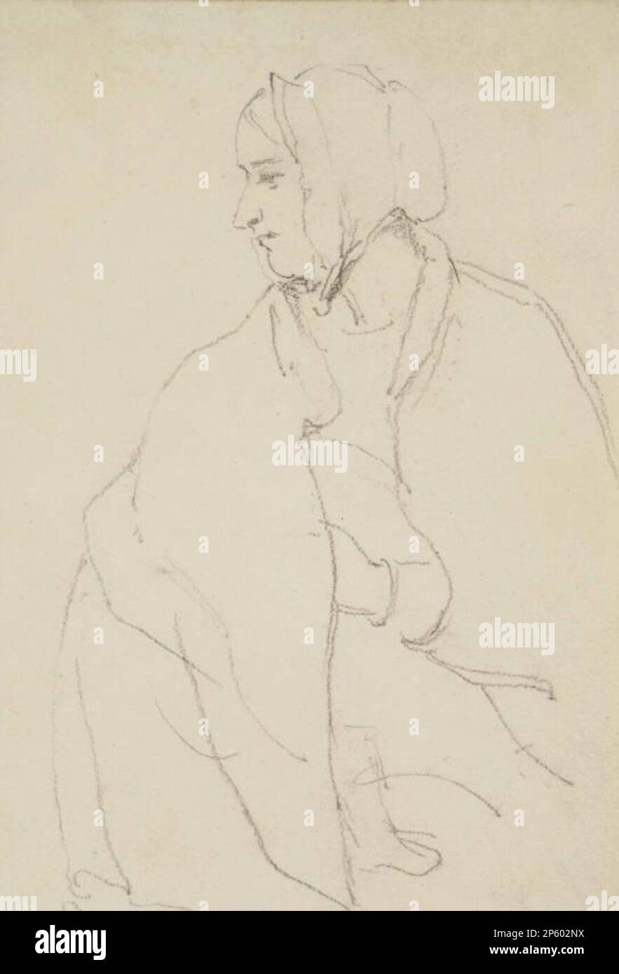 A Mother with her Baby Under a Shawl, John Phillip (Aberdeen, Scotland ...