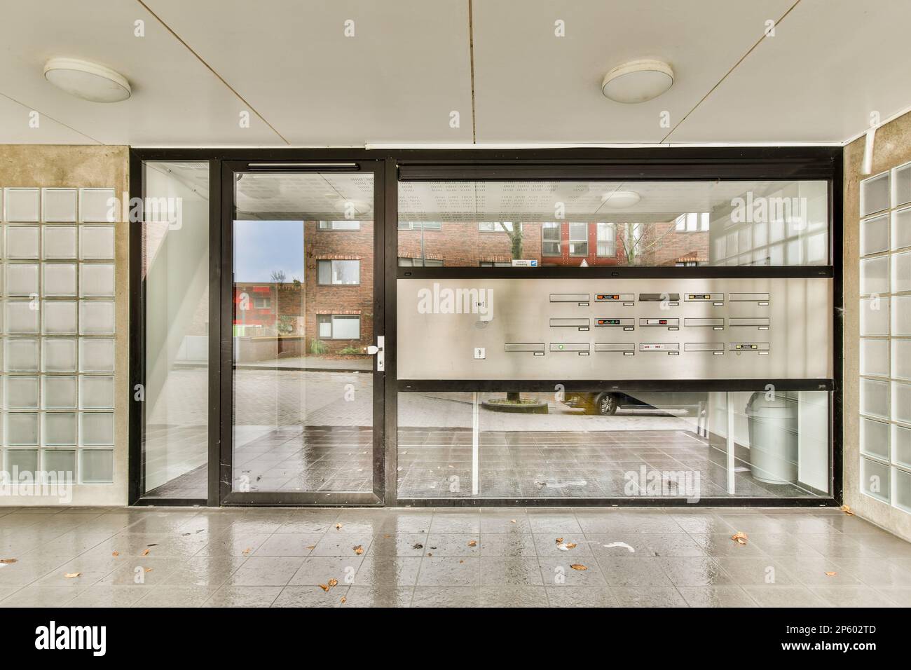 the inside of a building that is being used as an office space for ...