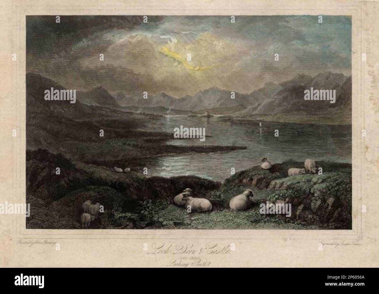 Loch Doon & Castle (Ayrshire) Looking South, Joseph Swan (Manchester ...